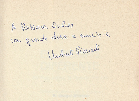 Piersanti, Umberto: El tiempo differente